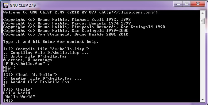 Compile File LISP dengan GNU CLISP | Erwin's Blog