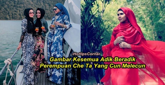 PERGHHH.. Wajah Kesemua Adik Beradik Che Ta Yang Cantik dan Comel ...