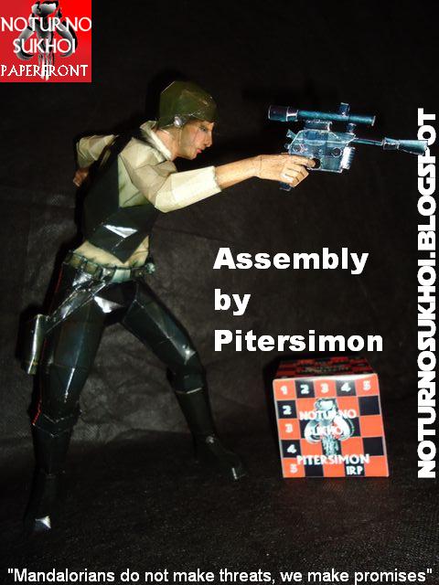 Noturno Sukhoi: Star Wars Han Solo_Papercraft