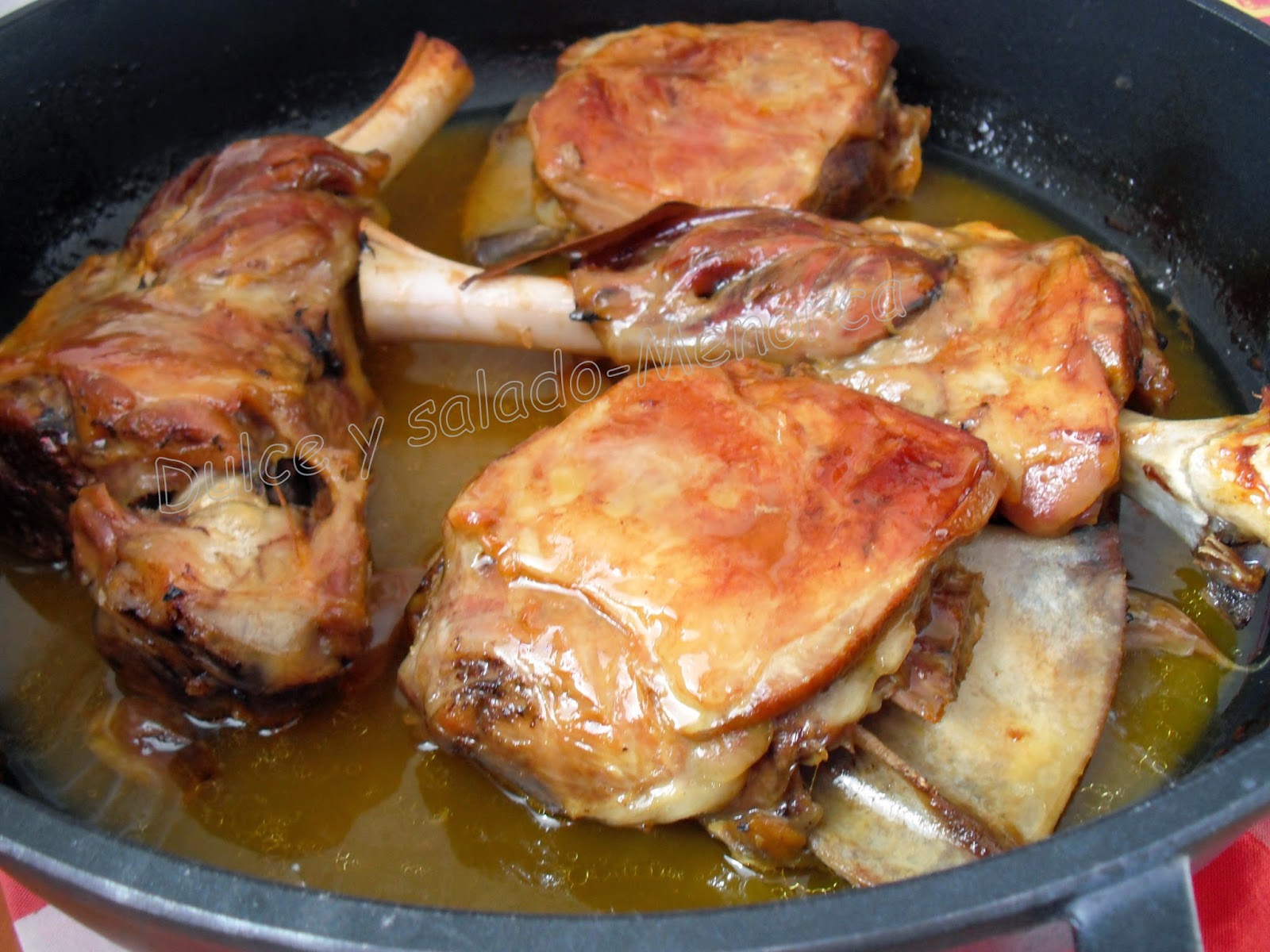 Dulce y Salado-Menorca: Cordero asado de mi abuela