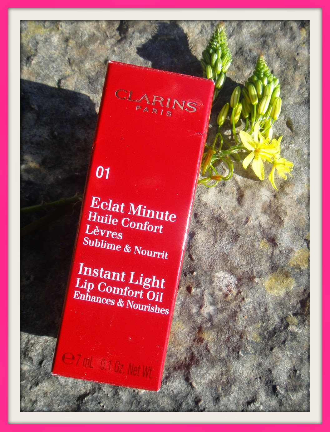 Review: Clarins Eclat Minute - Huile Confort Lèvres - Must Be...Pink!