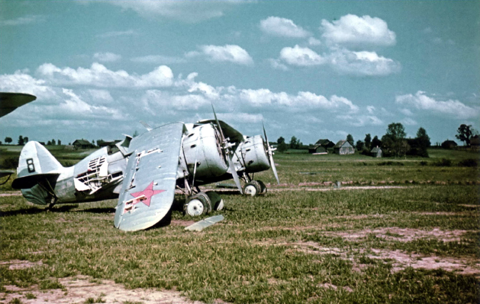 World War II In Color A Wrecked I 153 In The Operation Barbarossa world-war-ii-in-color-a-wrecked-i-153-in-the-operation-barbarossa