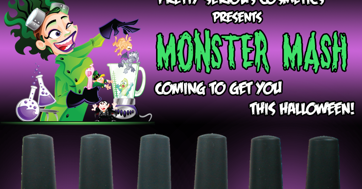 Scrangie: Preview of Pretty Serious Cosmetics Monster Mash collection ...
