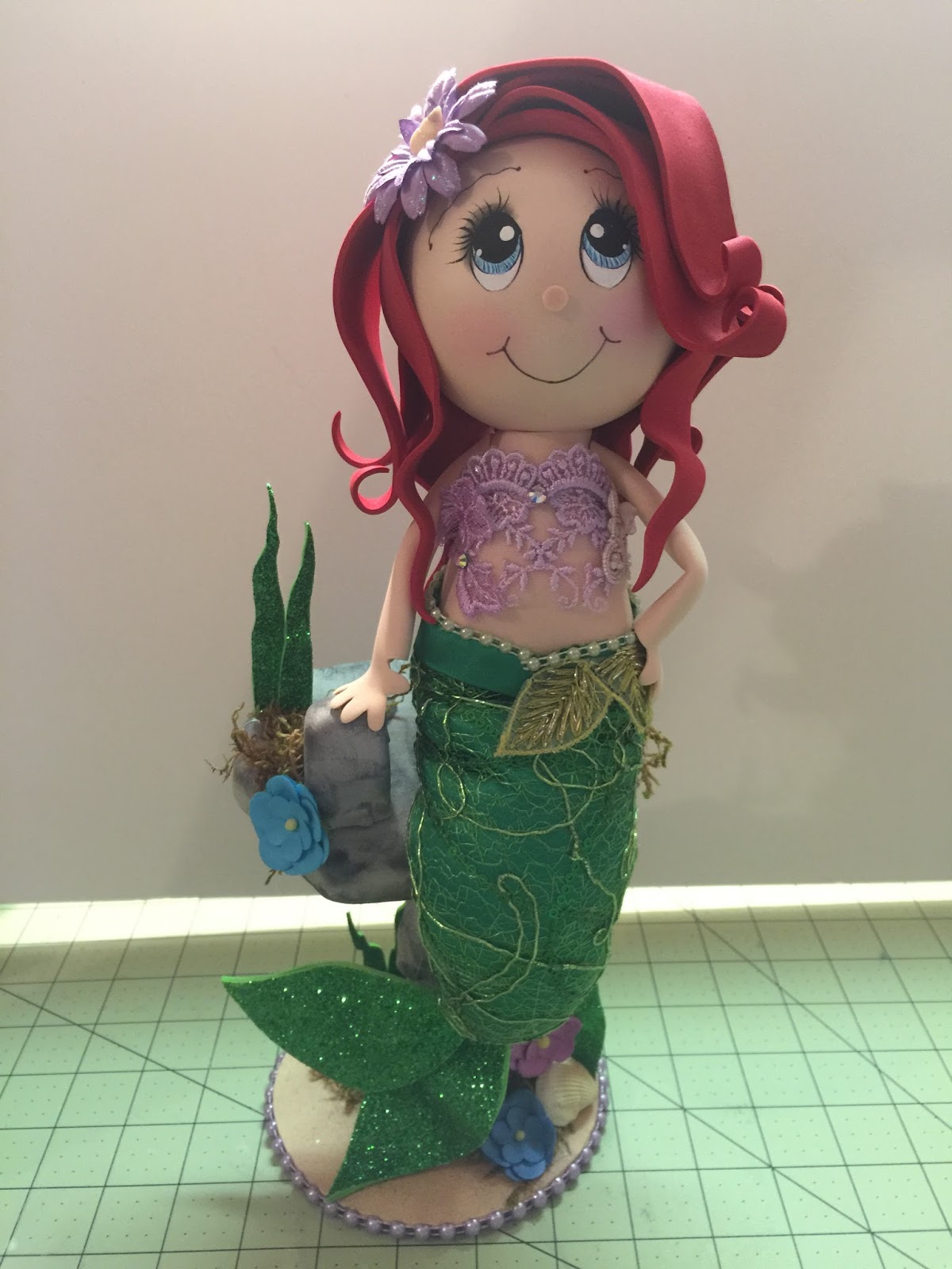 Scrapwluv Creations: Little Mermaid Fofucha Doll and Pattern