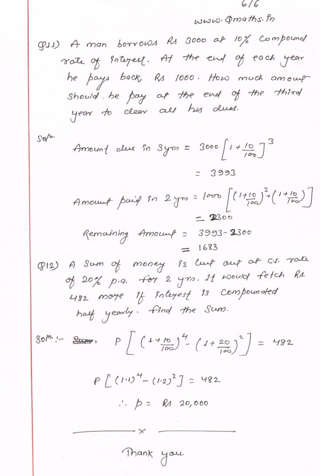 SSC CGL Compound Interest Most Important Questions Part 2 2 SSC CGL Compound Interest Most Important Questions Part 2 2