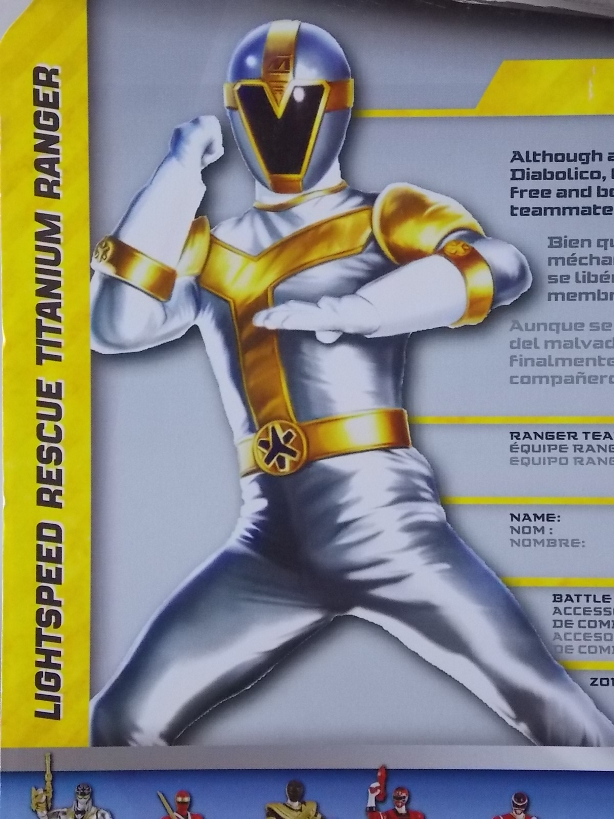 Ryan Mitchell o Power Ranger 100% Original
