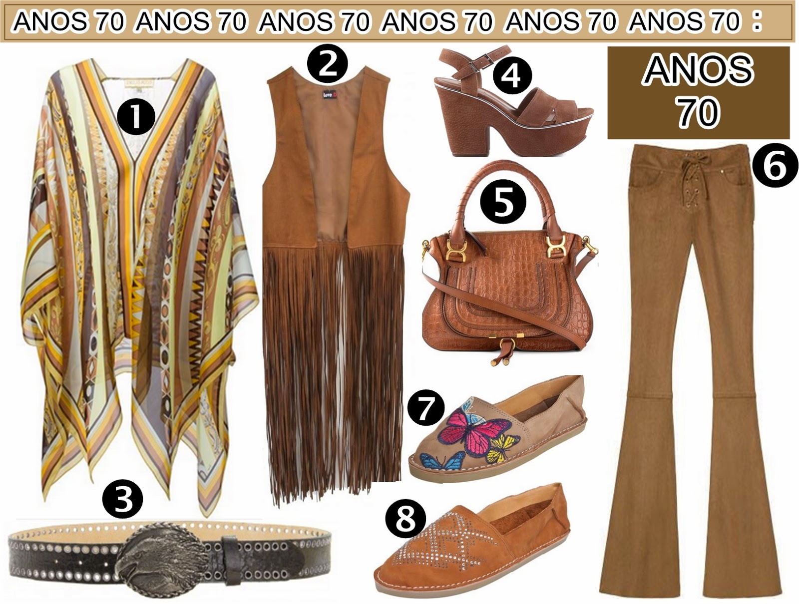 Estilo Conceitual: A volta dos anos 70: