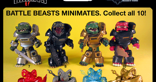 Battle Beasts News: The DST Years: Battle Beasts Minimates Checklist