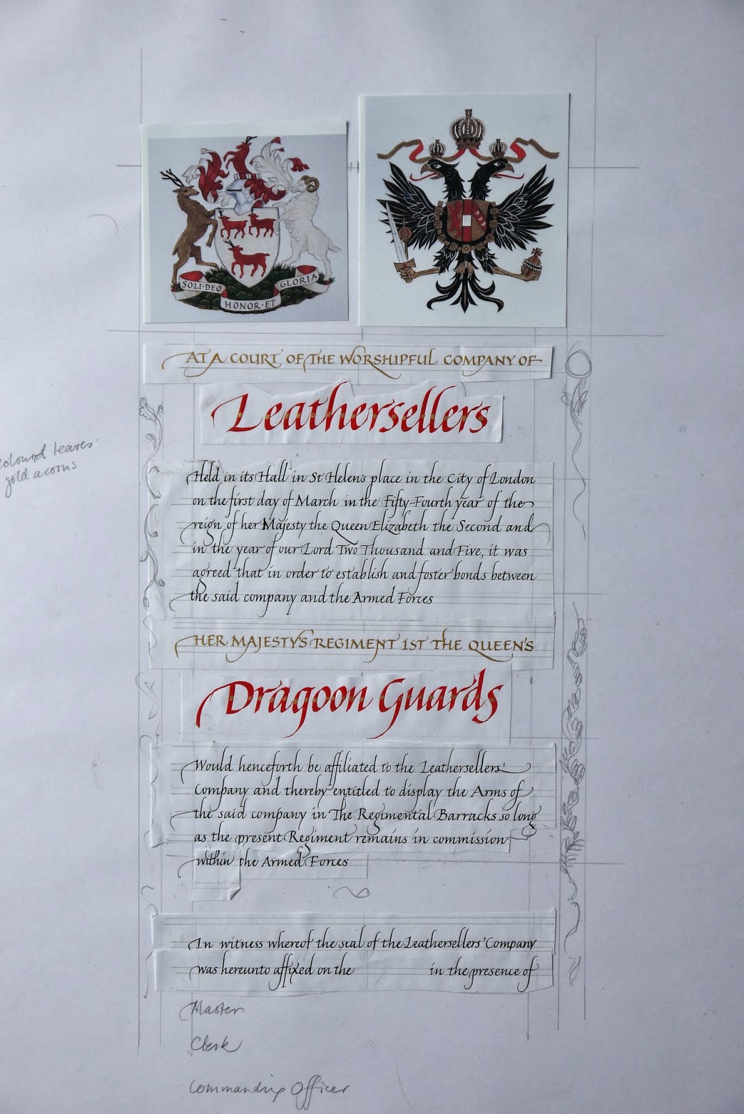 Pen and Ink Calligraphy: Heraldic Arts