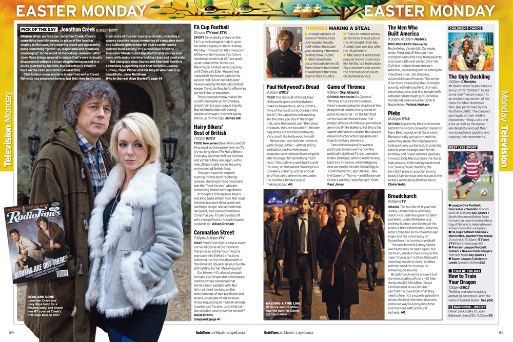 Kevin Hauff: Illustrator: Radio Times Easter Livery