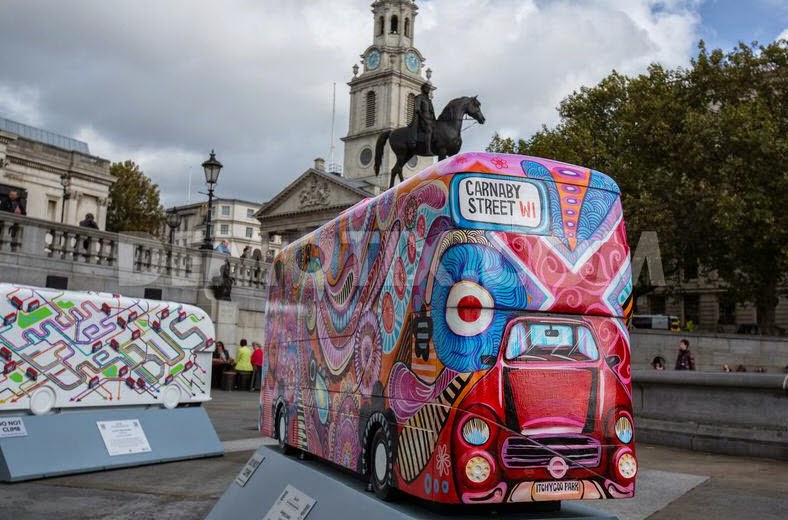 art wonder every day: London Art Buses