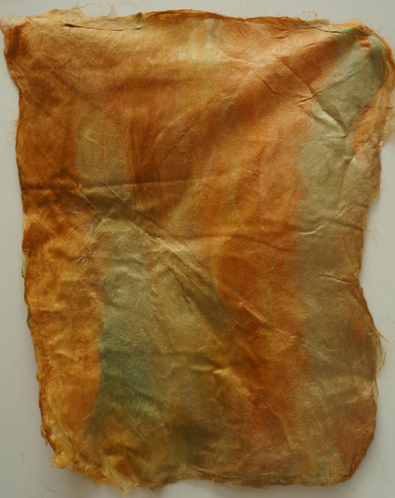 Ginger Wilson: Making soy silk papers, and other fiber papers