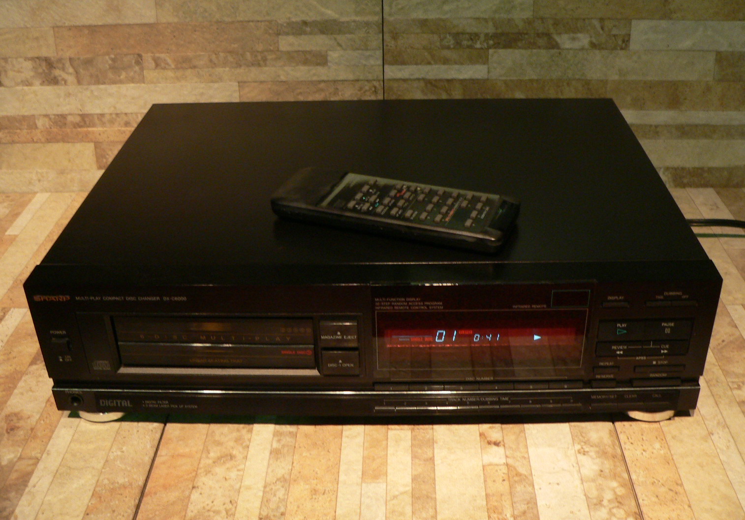 su-distribuidor audio hi-fi and hi-end: CD PLAYER SHARP DX-C6000 UN ...