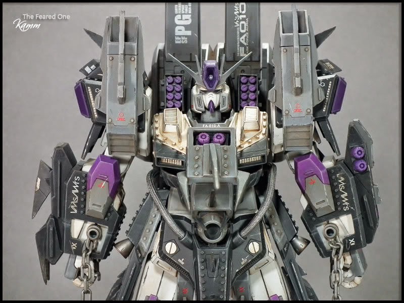 Custom Build: MG 1/100 FAZZ "The Feared One" Hand Painted