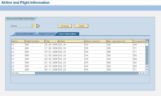 SAP ABAP 4 Tutorial: Table Controls in Tab Strip