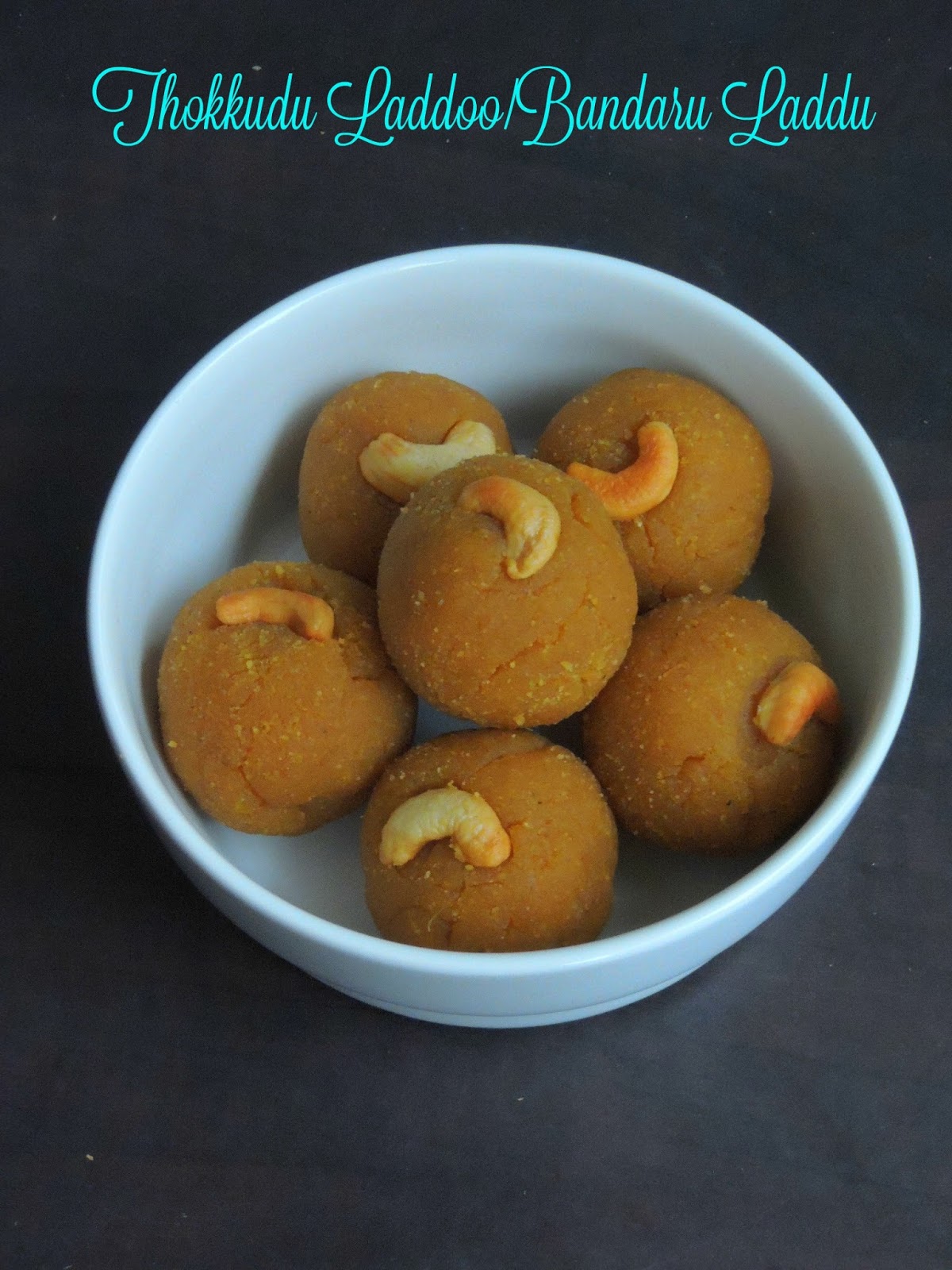 Priya's Versatile Recipes: Bandaru Laddu/Thokkudu Laddoo