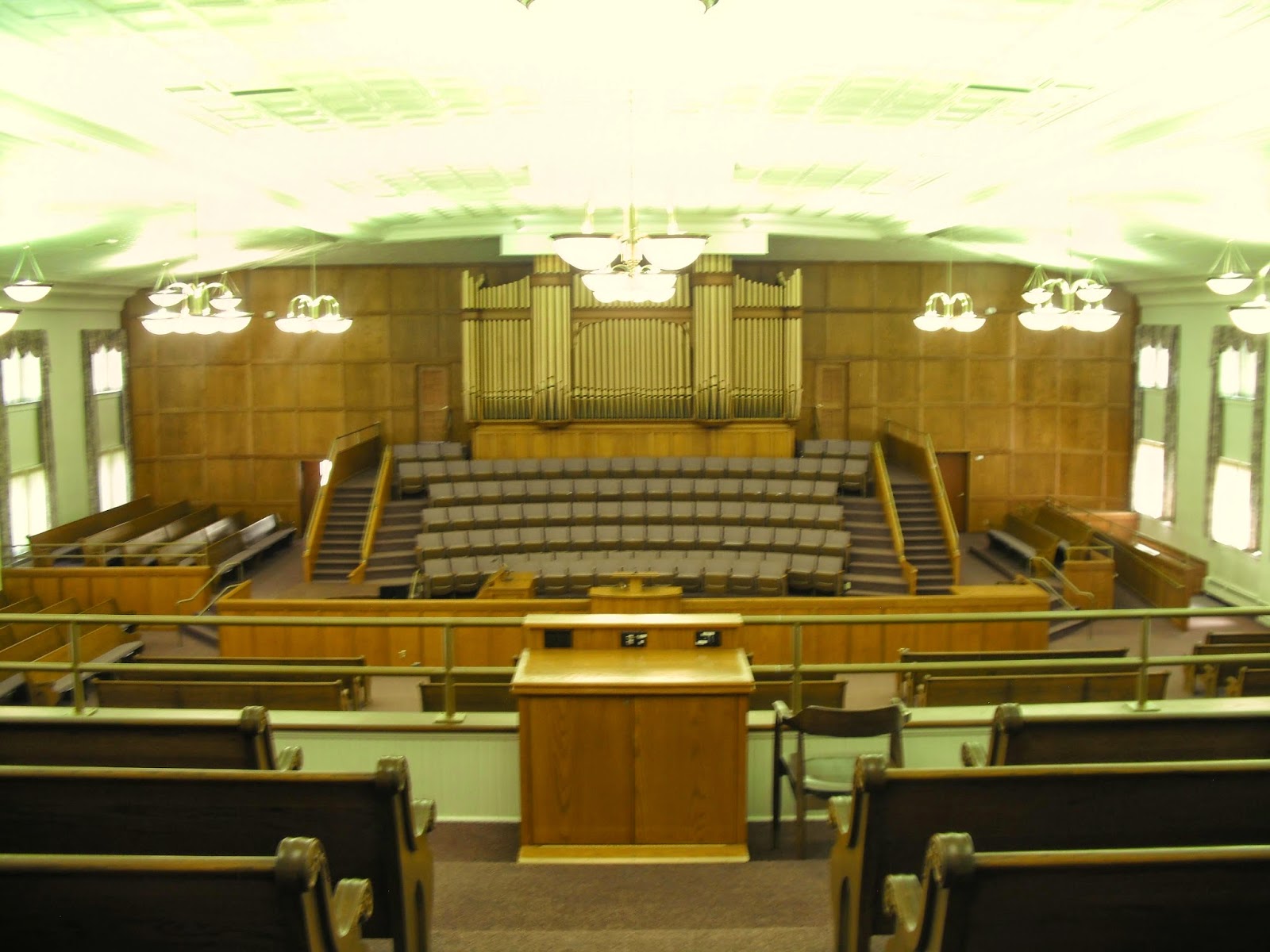 Historic LDS Architecture: Alpine Tabernacle: Interior