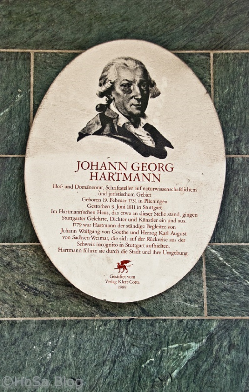 Kunst im öffentlichen Raum: Gedenktafel für Johann Georg Hartmann