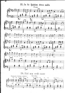 Scores for Balkan music Note za Harmoniku Violinu: Note za Harmoniku