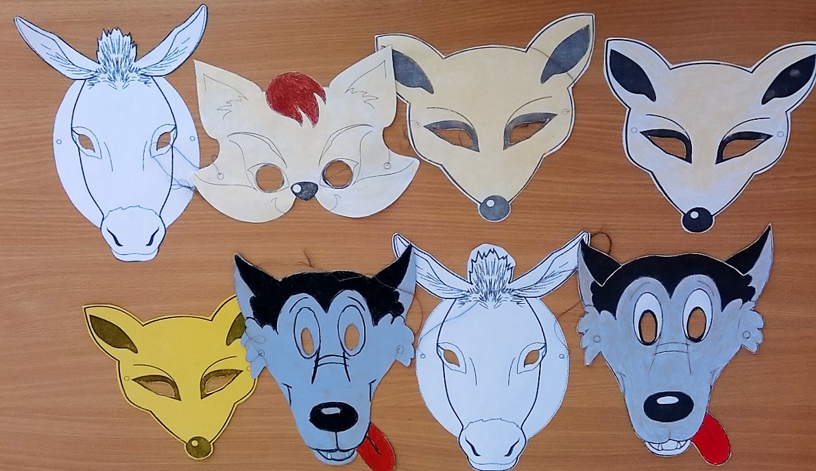 Малки звездички: Маски за деца. Шаблони на маски