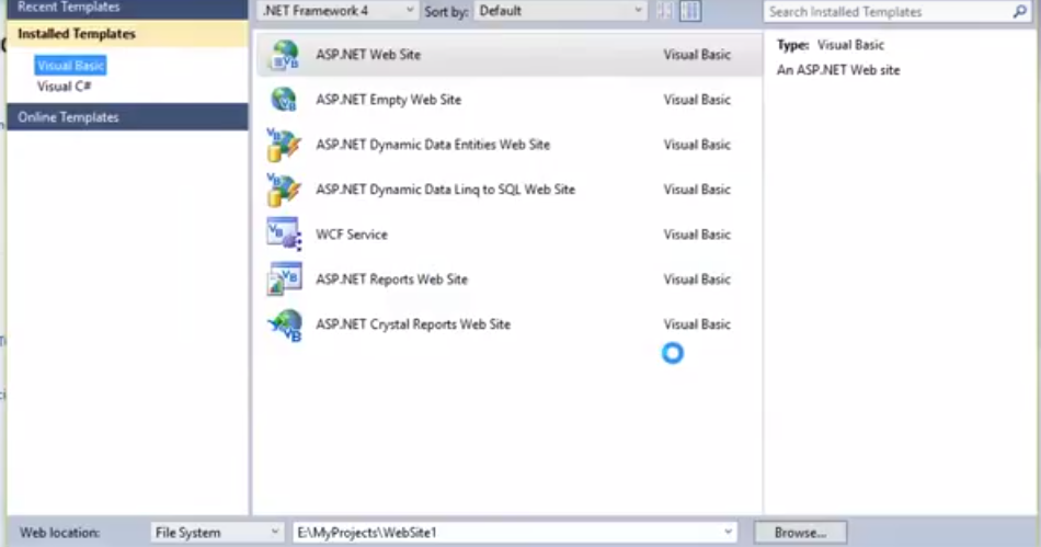 How to create new project with visual studio 2010 VB | Microsoft Visual ...