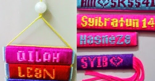 Cara Buat Keychain Sulaman Benang Yang Menarik ~ Kursus Menjahit