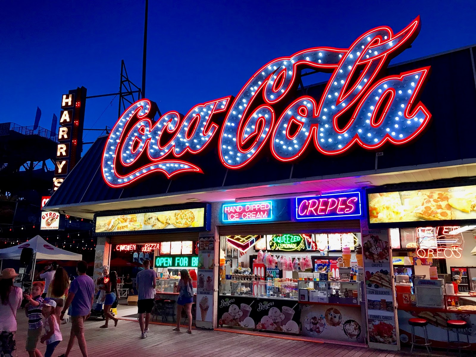 Wildwood 365: Re-lit Coca-Cola sign dazzles at night