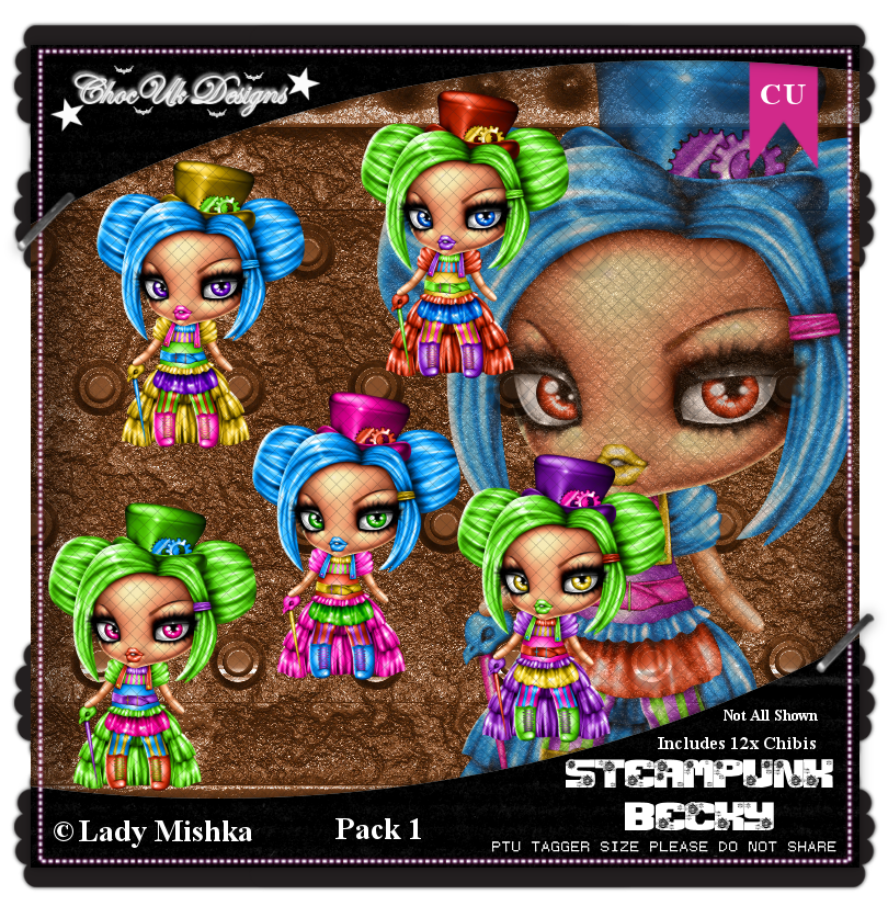 ChocUkDesigns: NEW RELEASES IN STORES NOW - Lady Mishka CU/PU Steampunk ...