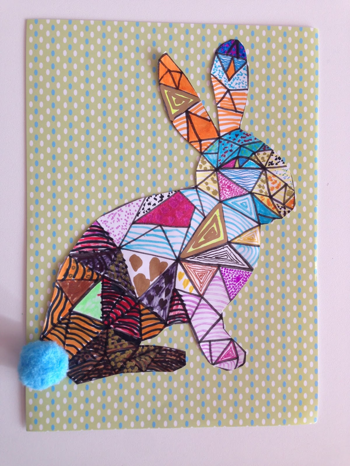 La boite à idées de l' atelier 3B* * *: Lapinou en graphisme