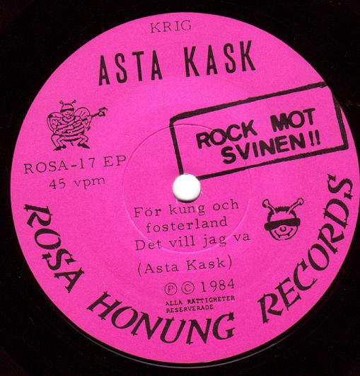 hardcore punk: ASTA KASK - Plikten framför allt EP (1984)
