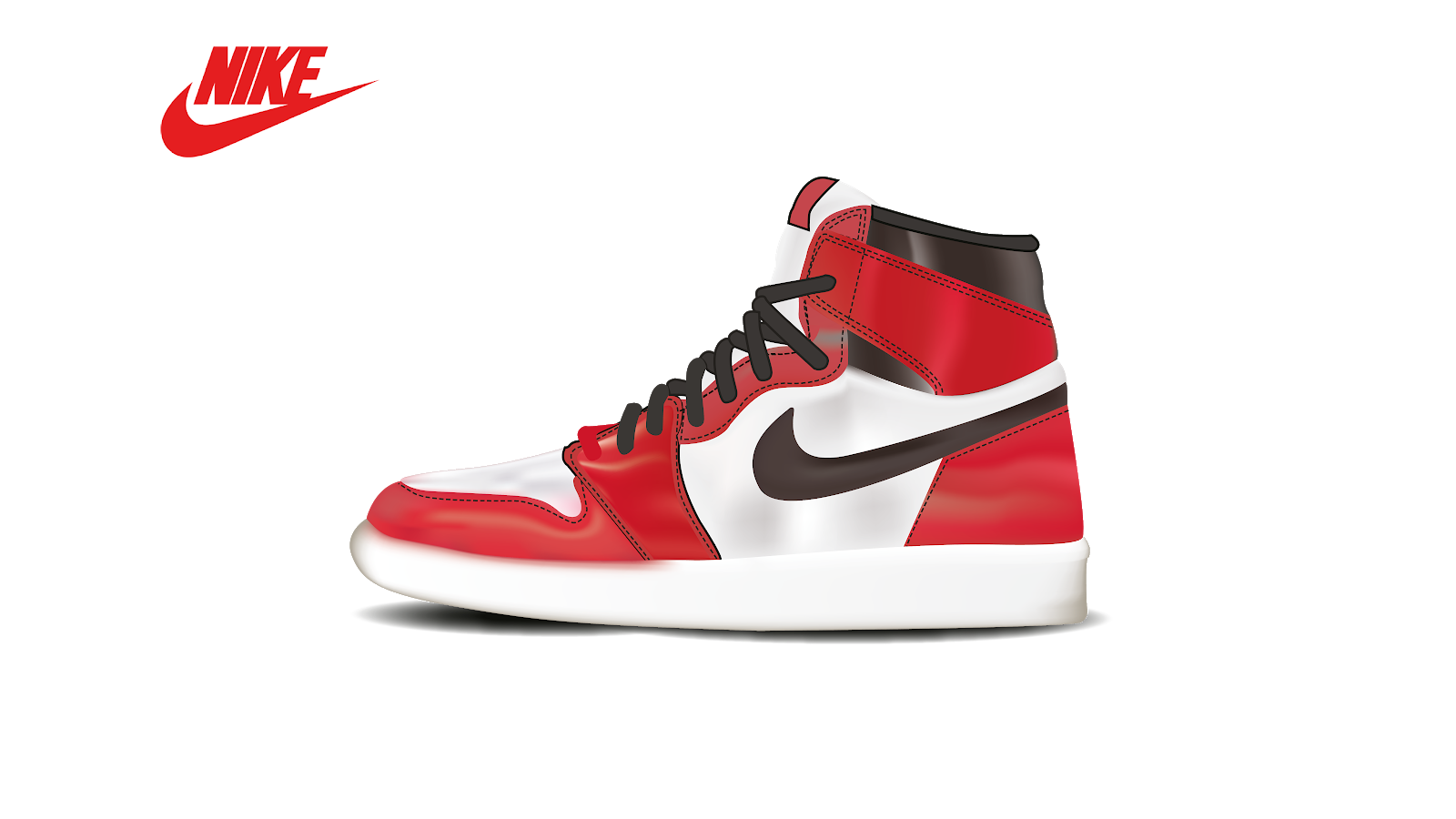 illustrator mesh tool Shoe - SGC