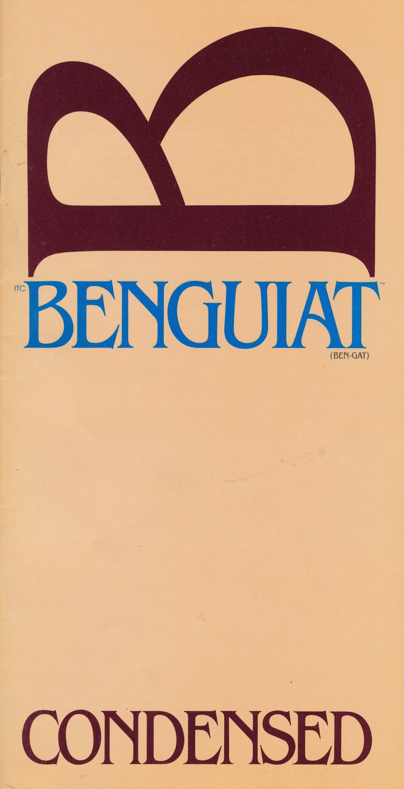 Tenth Letter of the Alphabet: Creator: Ed Benguiat