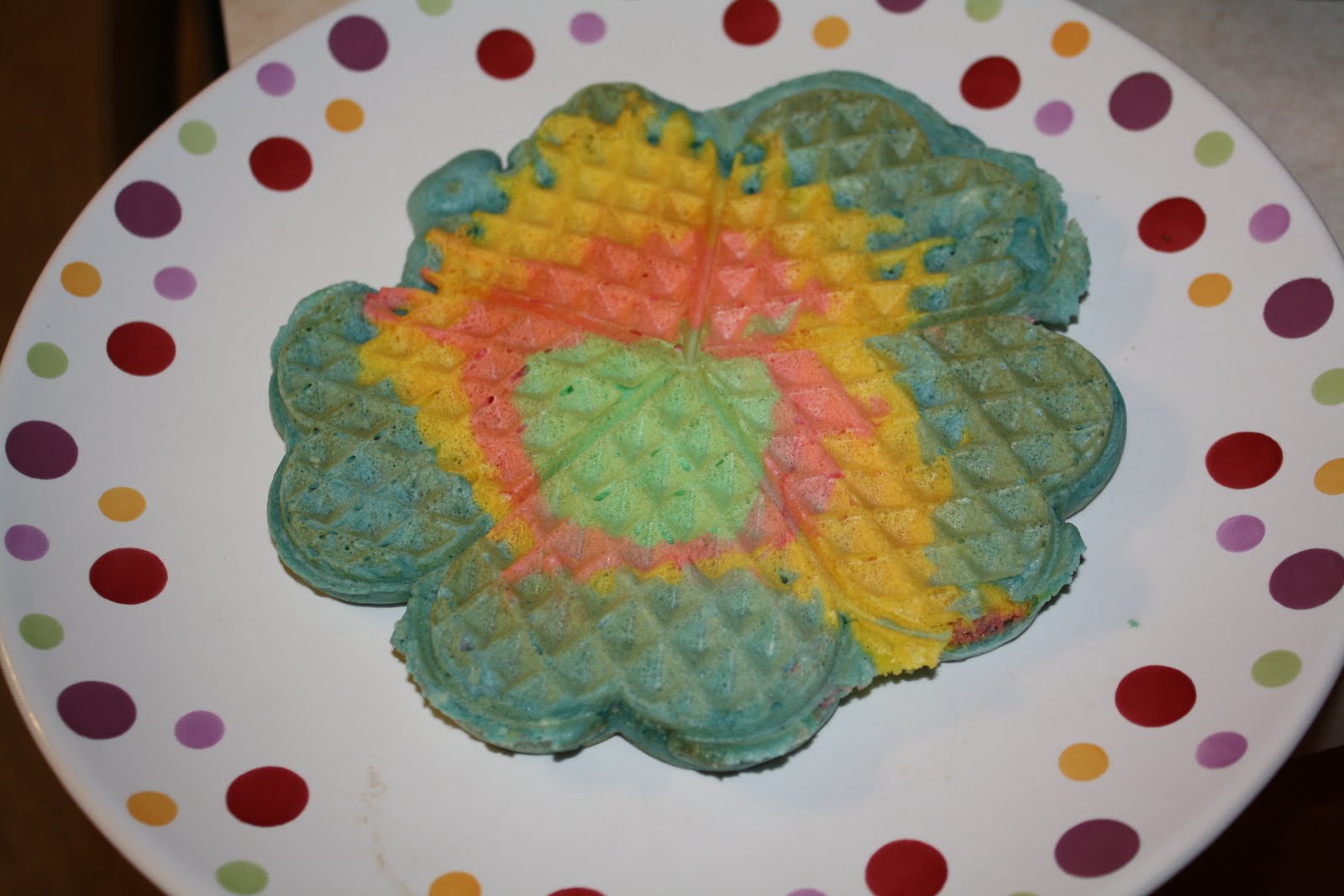 Hefley 5.....: Colored Waffles