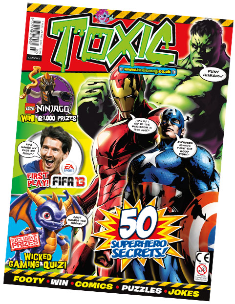 BLIMEY! The Blog of British Comics: Gift bonanza in TOXIC no.207
