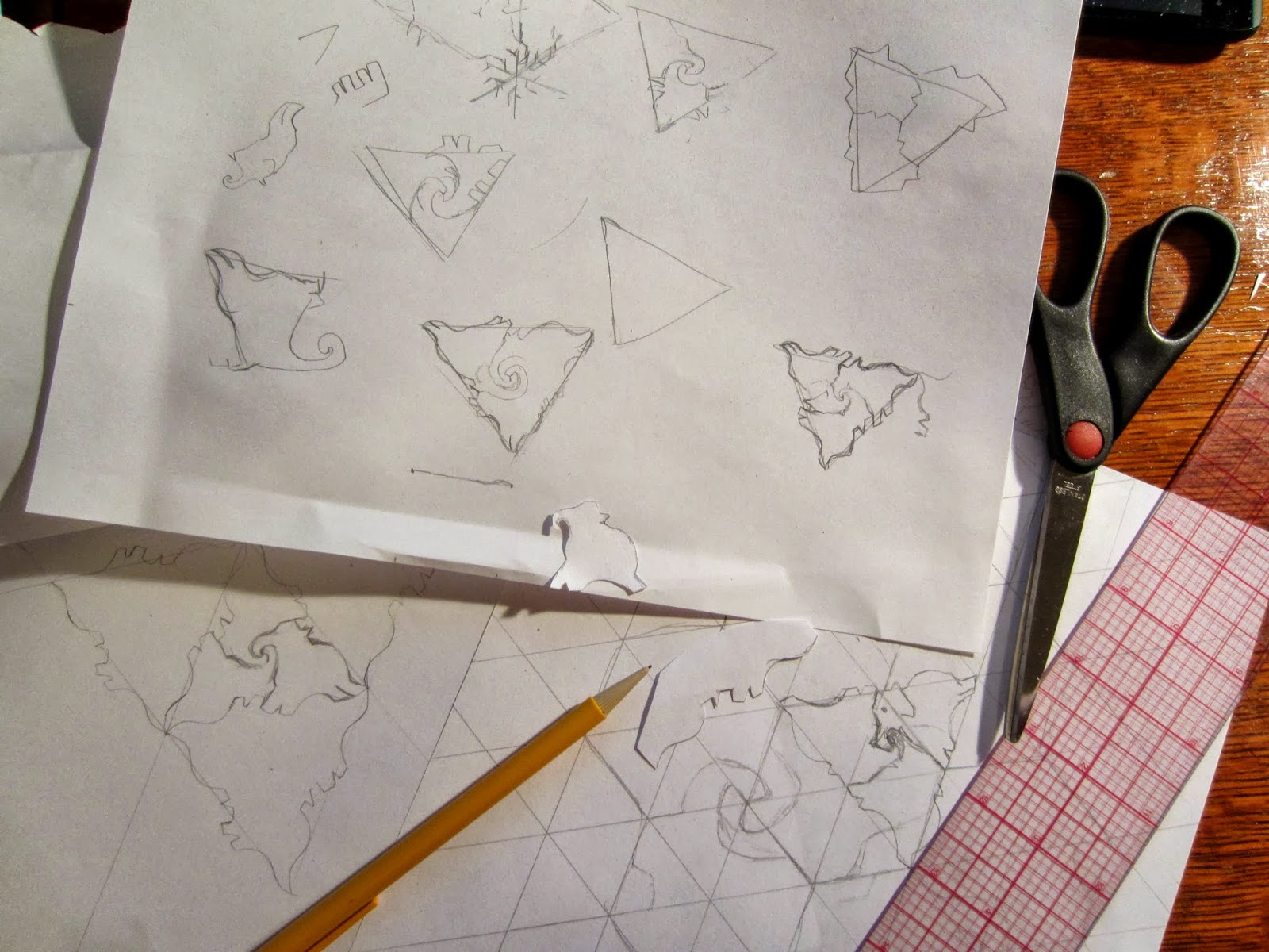 Elephant tessellation and ambigrams – Within Riesen