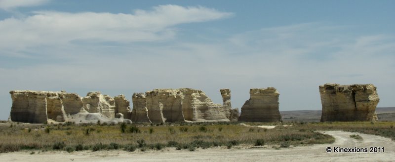 kinexxions: Monument Rocks aka Chalk Pyramids