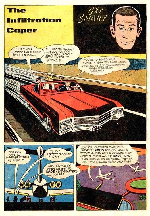 BEACH BUM COMICS : MISSED IT BY THAT MUCH -- GET SMART