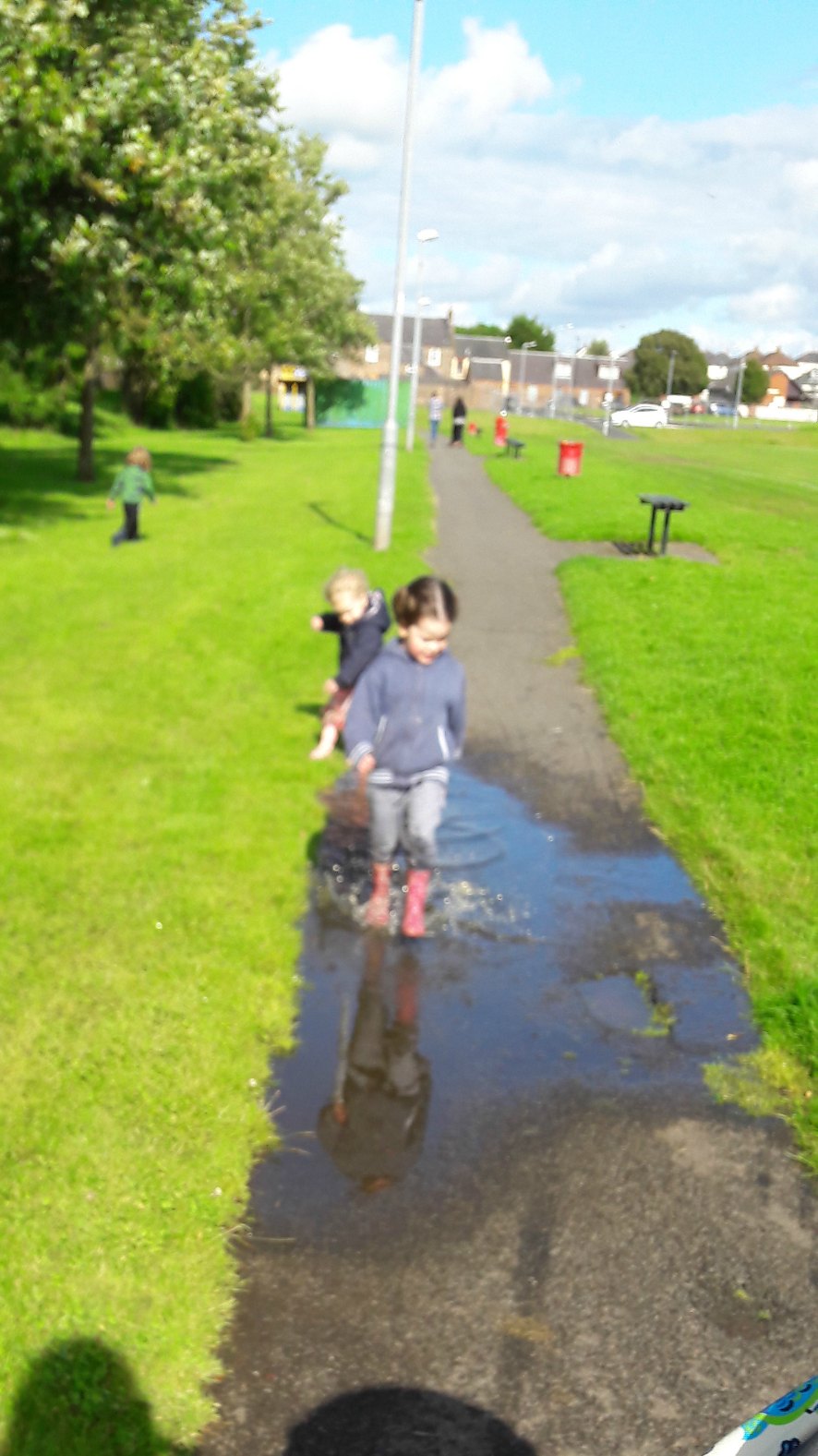 Fun as a Gran: Splish Splash - fun in puddles