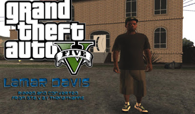 Skin Lamar Davis GTA V | GTAind - Mod GTA Indonesia