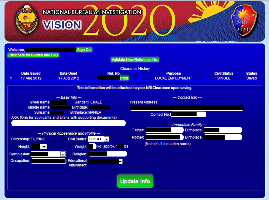 Home Court Advantage.: How to process your NBI Clearance online