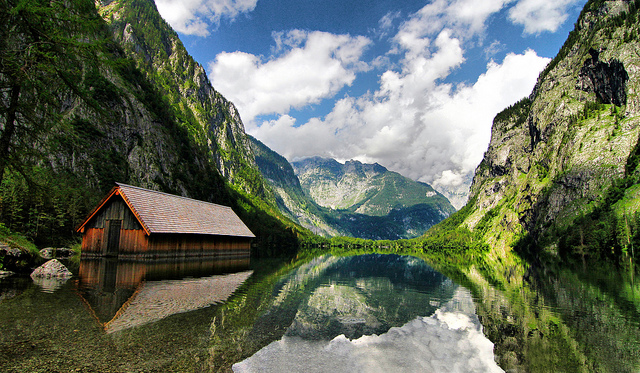 Just a nice word: Konigsee Lake, Germany