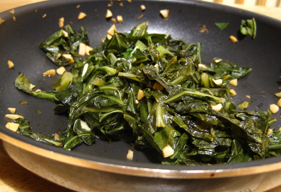 Vegan à Montréal: Chou cavalier sauté