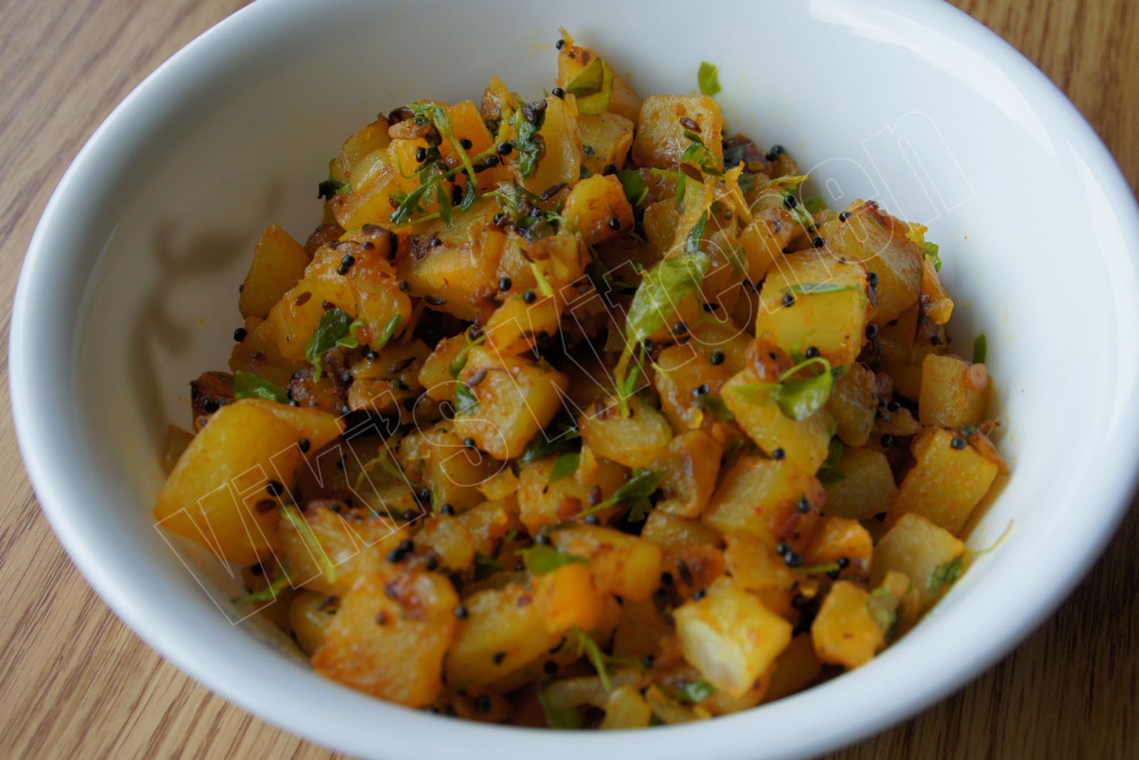 Viki 's Kitchen: Aloo methi fry