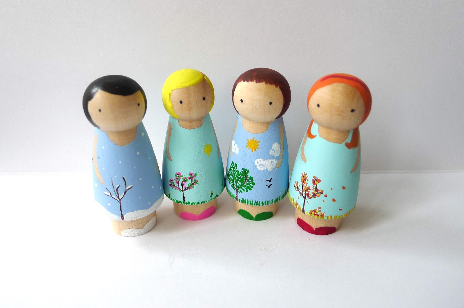 Abbyjac Peg Dolls & Illustrations: Peg Doll Introduction