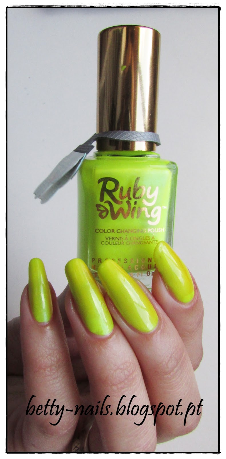 Betty Nails: Electric Firefly *Ruby Wing * Color Changing Polish