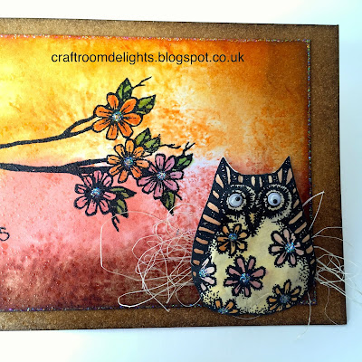 Craft Room Delights by Samantha Wade: Too Hoots Tag, Goosebumps, inks ...