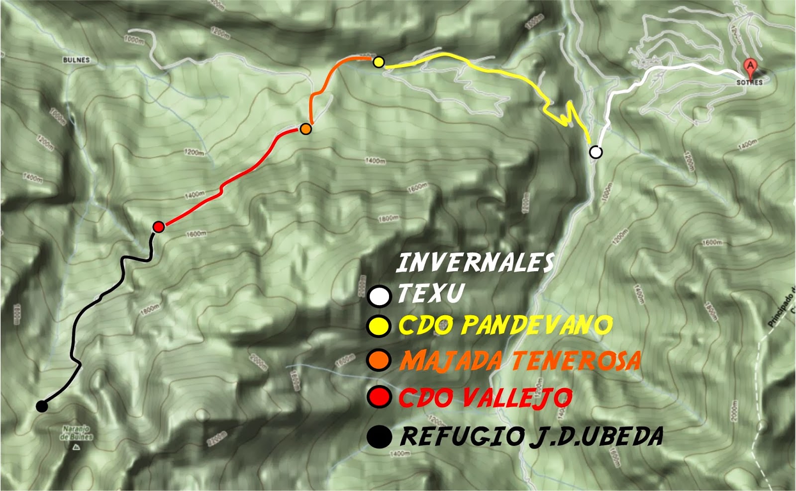 EL RINCÓN DEL CAMINANTE: SUBIDA AL NARANJO DE BULNES