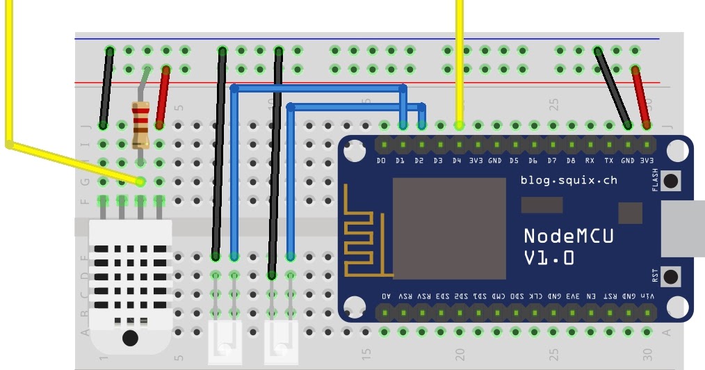 フィル と ザキーさん でしょ: NodeMCU + DHT22 (ESP8266) wifi thermometer/humidity ...