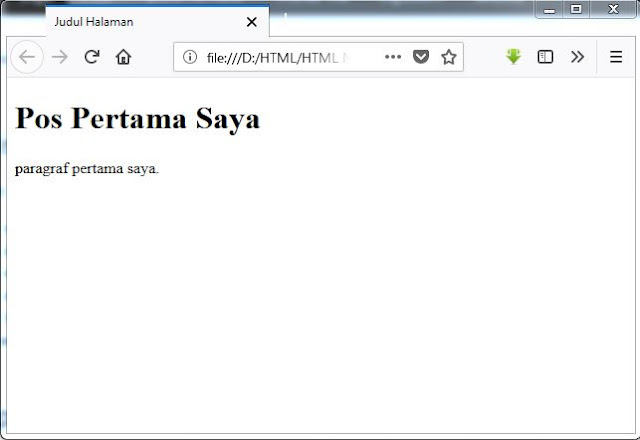 Belajar HTML Part 1: Apa Itu HTML