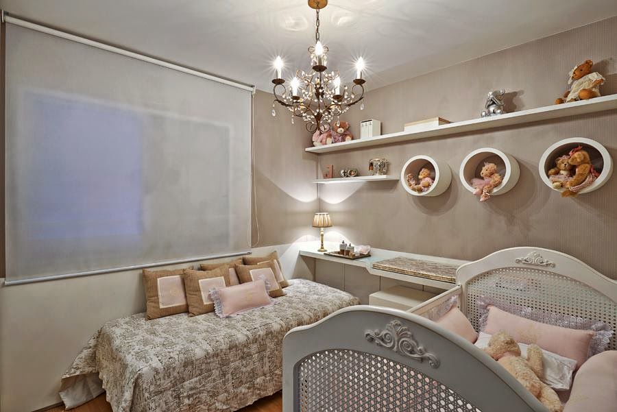 Quarto de bebê menina decorado com ursinhos e cor rosa - lindo! - Decor ...